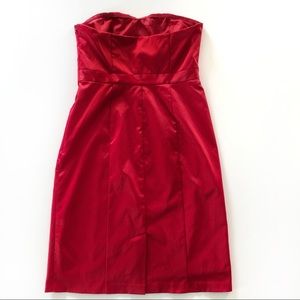 The Limited | Dresses | The Limited Red Satin Dress | Poshmark